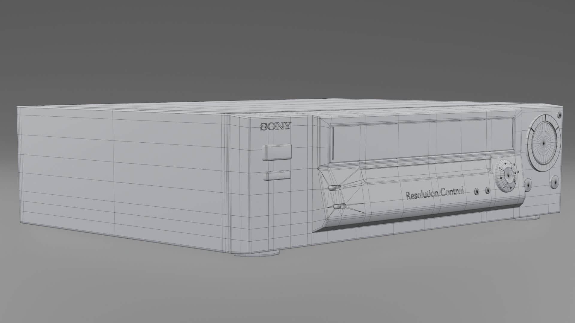 Sony VHS Video Player - 3D Model by xnastudios