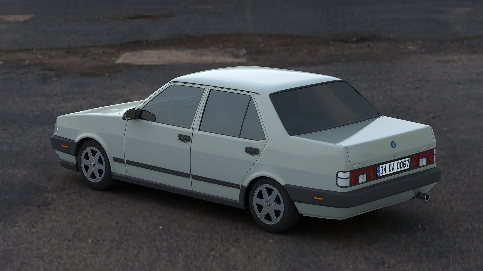 Tofas Dogan SLX - 3D Model by xnastudios