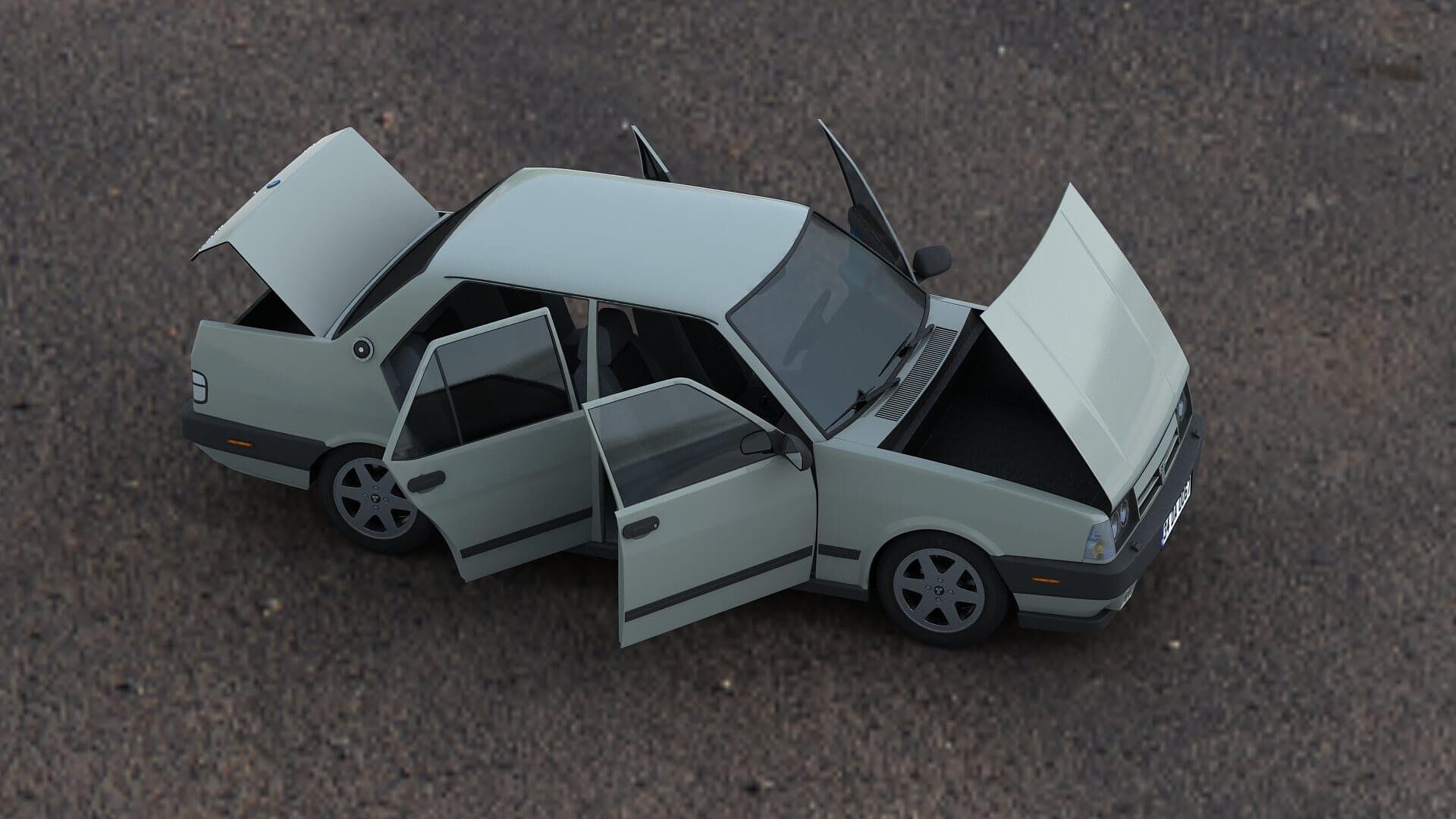 Tofas Dogan SLX - 3D Model by xnastudios