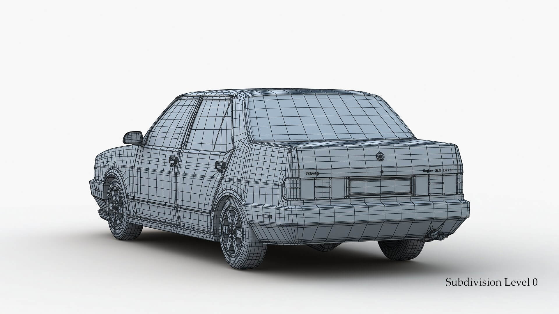 Tofas Dogan SLX - 3D Model by xnastudios