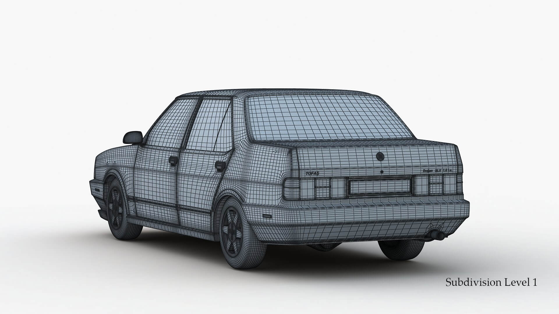 Tofas Dogan SLX - 3D Model by xnastudios