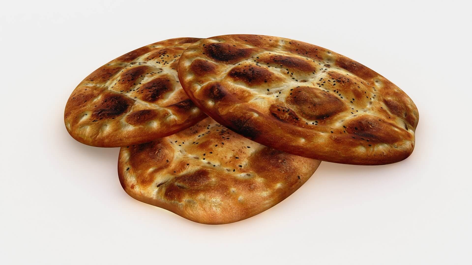 Turkish Pide - 3D Model by xnastudios
