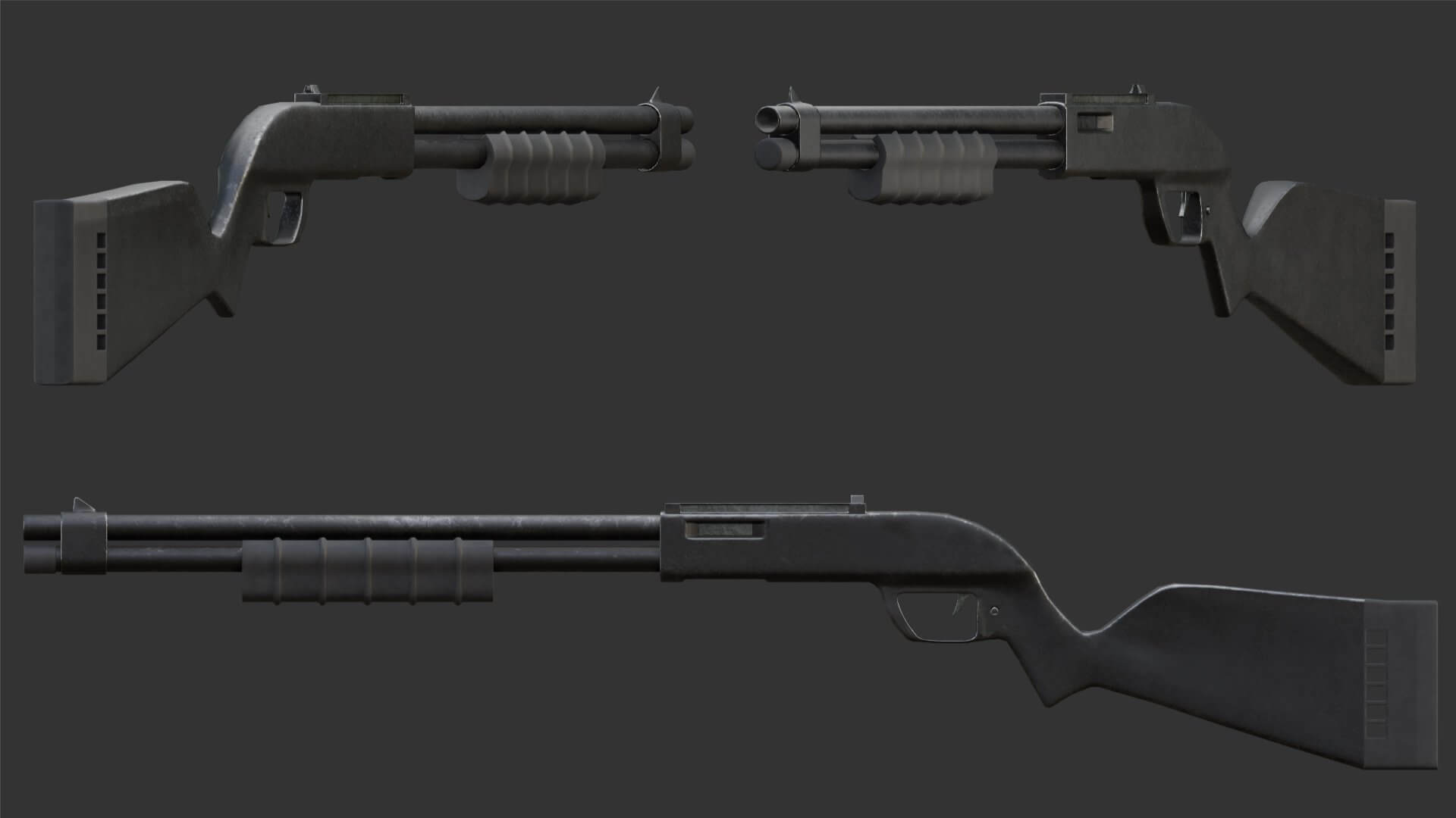 Military Pig with Shotgun - 3D Model by Xronycle