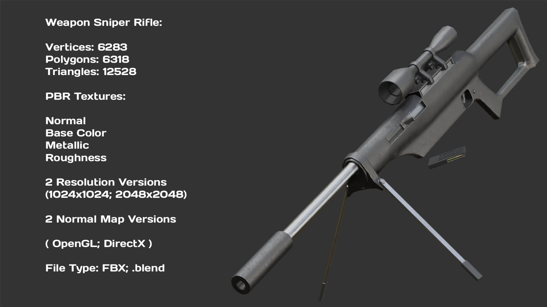 Military Raccoon with Sniper Rifle - 3D Model by Xronycle