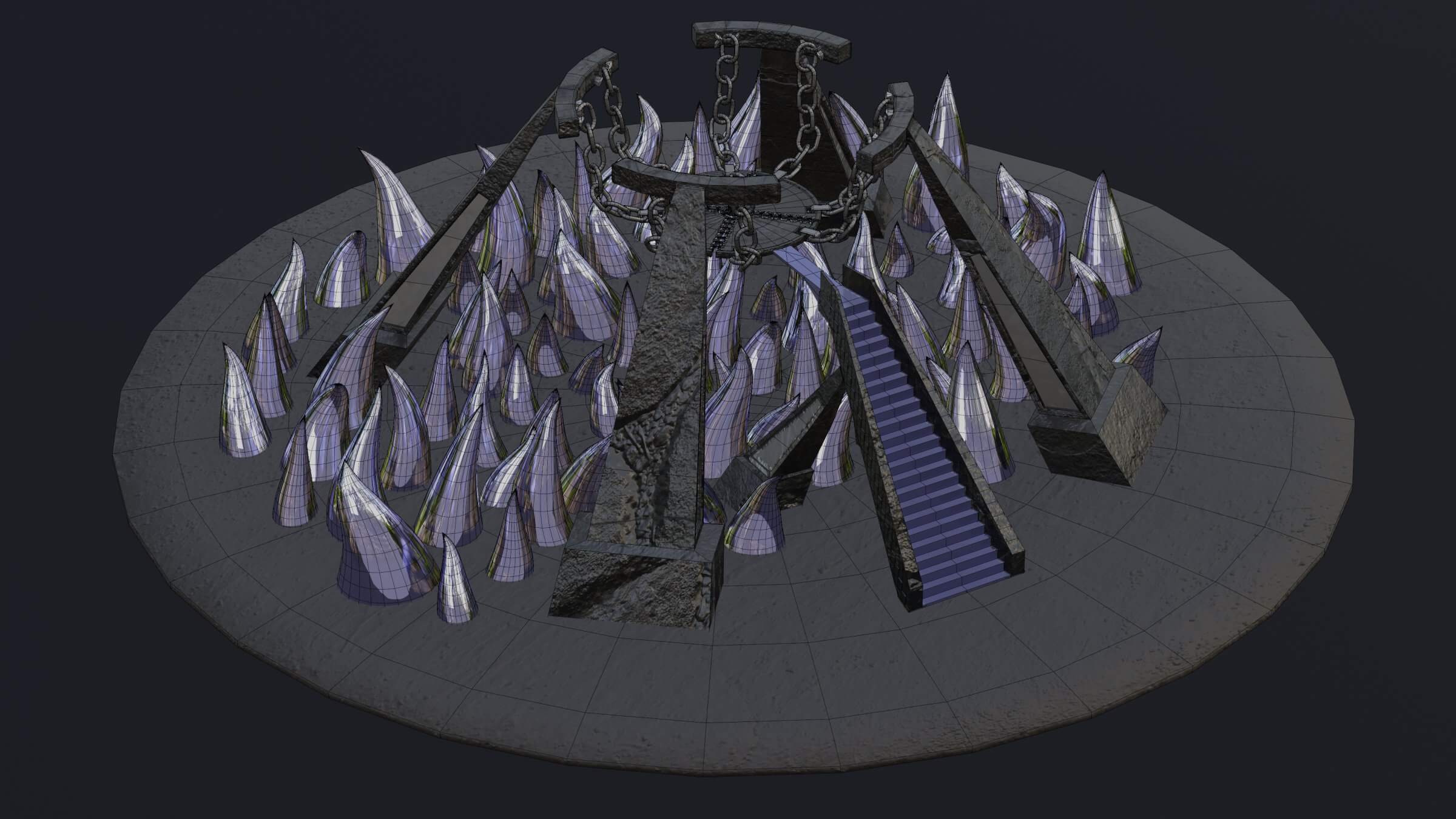 Stone Arena - Free 3D Model by Xronycle