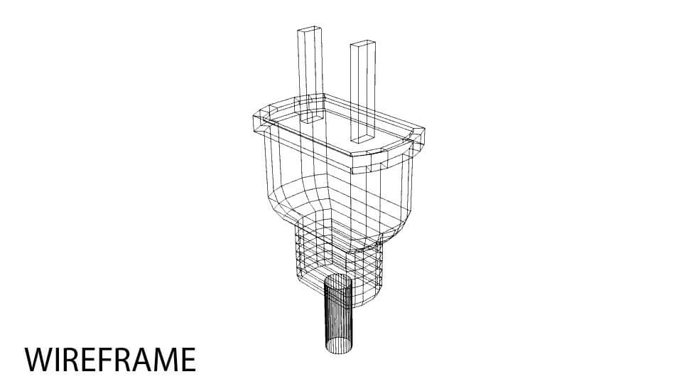 AC Power Plug Type A - 3D Model by Xtreme Studio