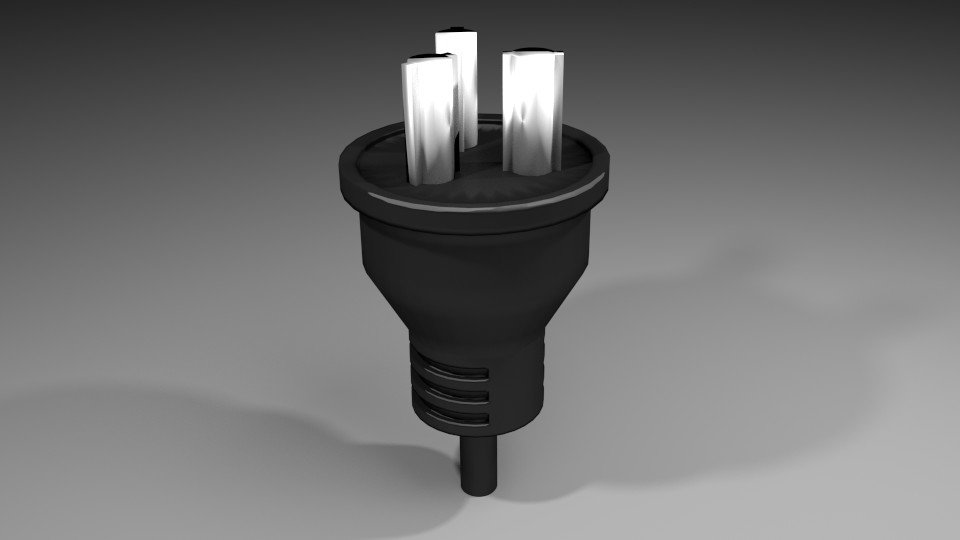 AC Power Plug Type H - 3D Model by Xtreme Studio