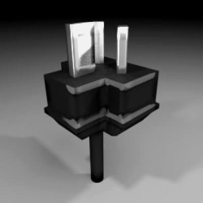 AC Power Plug Type I - 3D Model by Xtreme Studio
