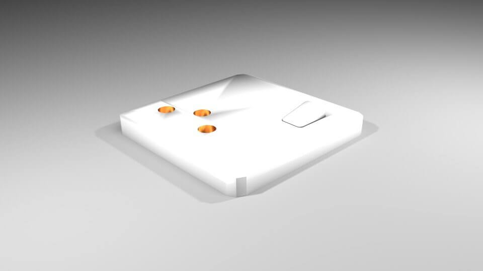 AC Power Socket Type J - 3D Model by Xtreme Studio