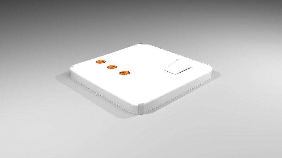 AC Power Socket Type L - 3D Model by Xtreme Studio