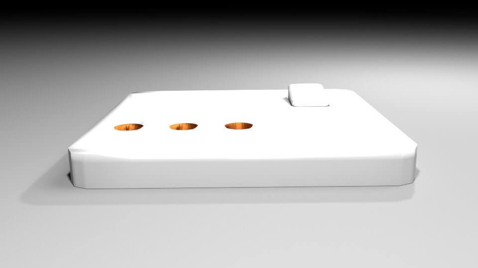 AC Power Socket Type L - 3D Model by Xtreme Studio