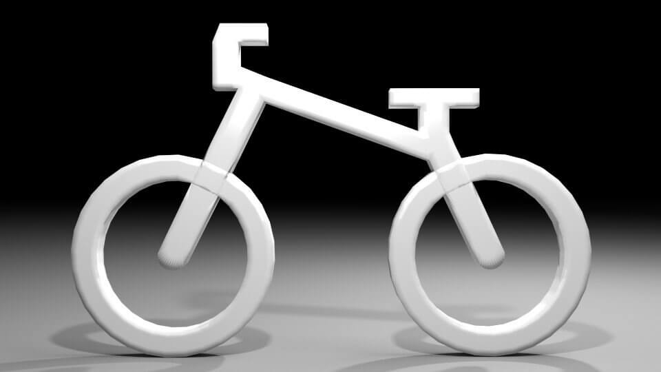 Bicycle Sign - 3D Model by Xtreme Studio