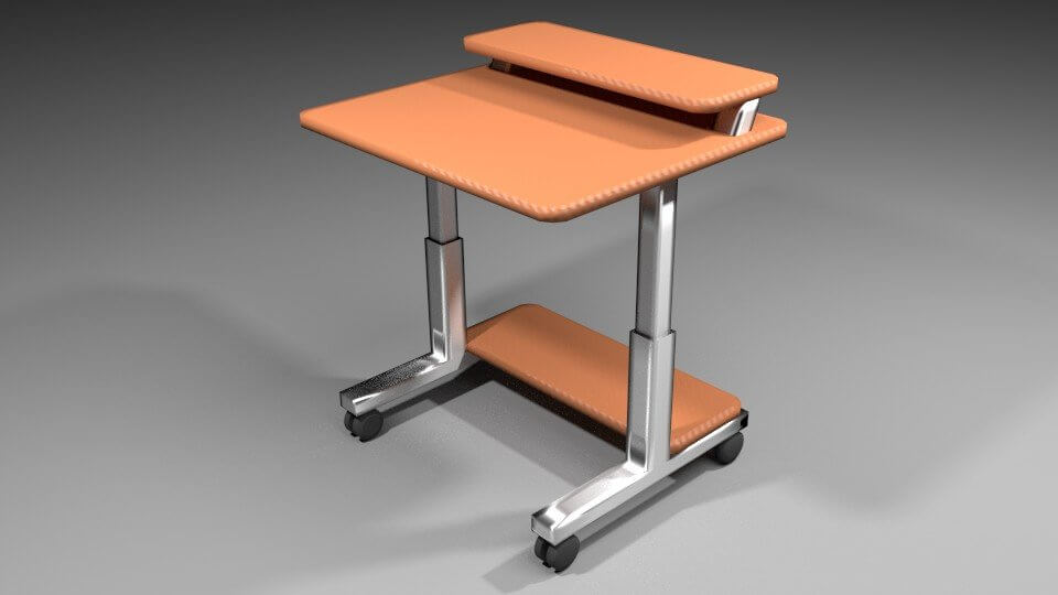 Computer Table 1 - 3D Model by Xtreme Studio