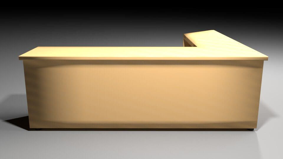 Counter Desk 6 - 3D Model by Xtreme Studio