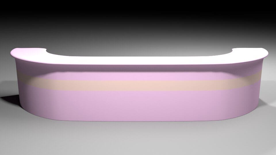 Counter Desk 8 - 3D Model by Xtreme Studio