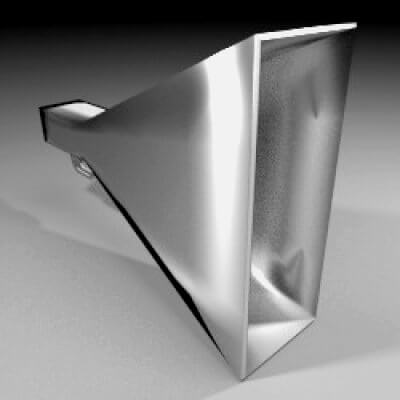 E-Plane Horn Antenna 3D Model by Xtreme Studio