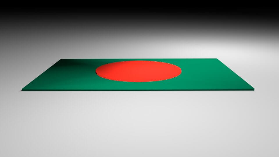 Flag - Bangladesh 3D Model by Xtreme Studio