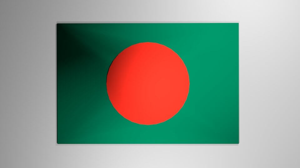 Flag - Bangladesh 3D Model by Xtreme Studio