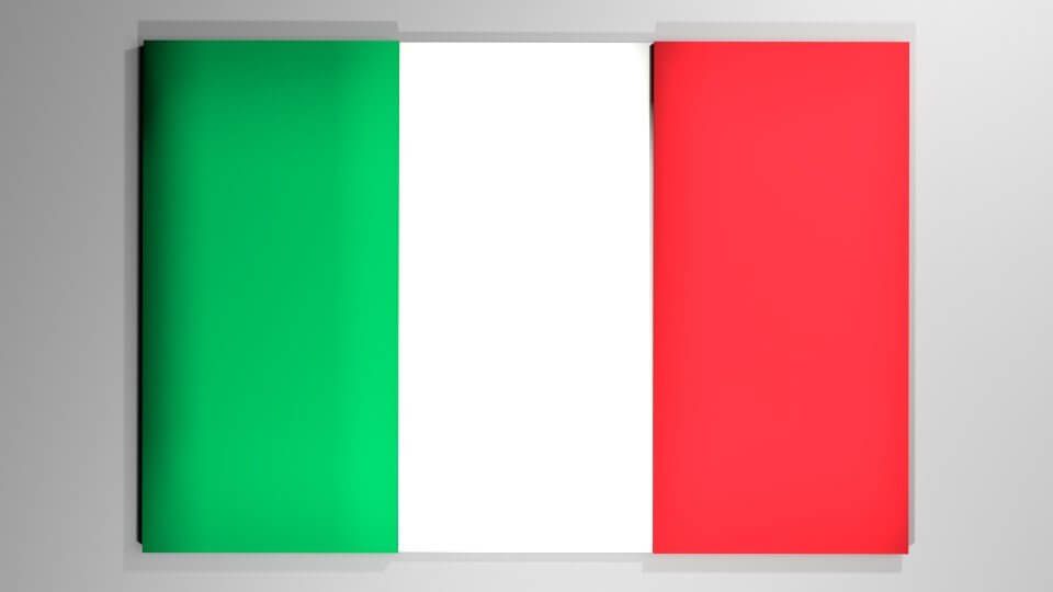 Flag - Italy 3D Model by Xtreme Studio