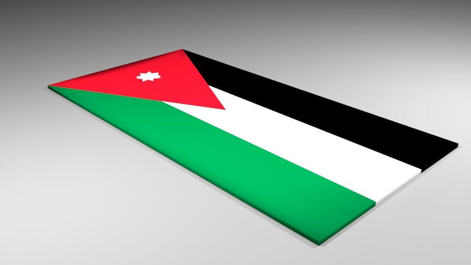 Flag - Jordan 3D Model by Xtreme Studio