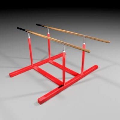 Gymnastics Equipment - Parallel Bars 3D Model by Xtreme Studio