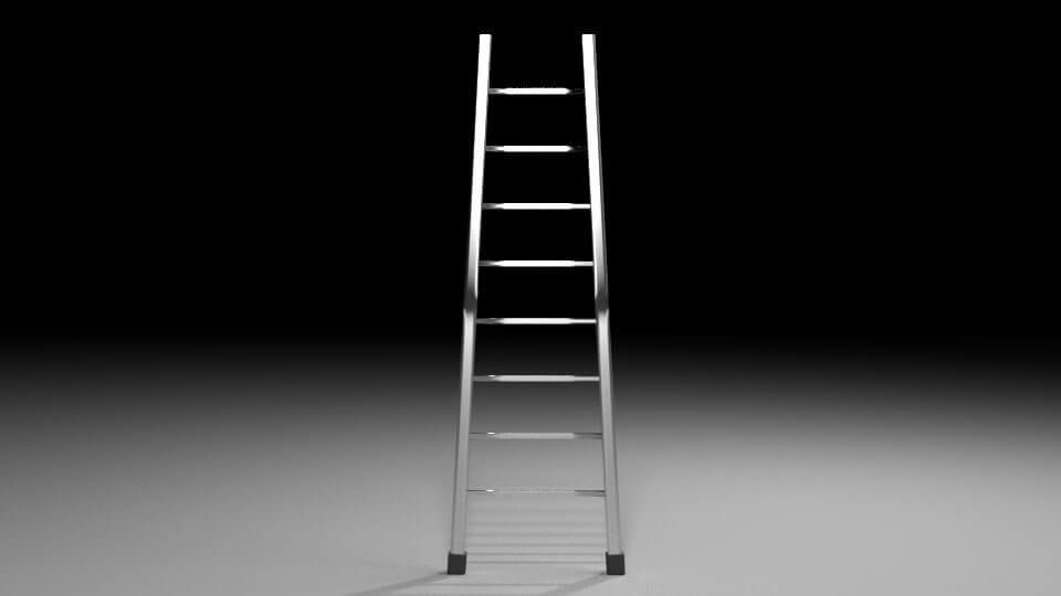 Ladder - Wall Point 3D Model by Xtreme Studio