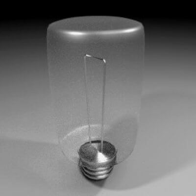 Light Bulb - Cylinder 3D Model by Xtreme Studio