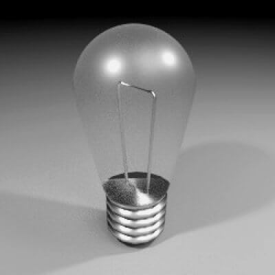 Light Bulb - Straight Side 3D Model by Xtreme Studio