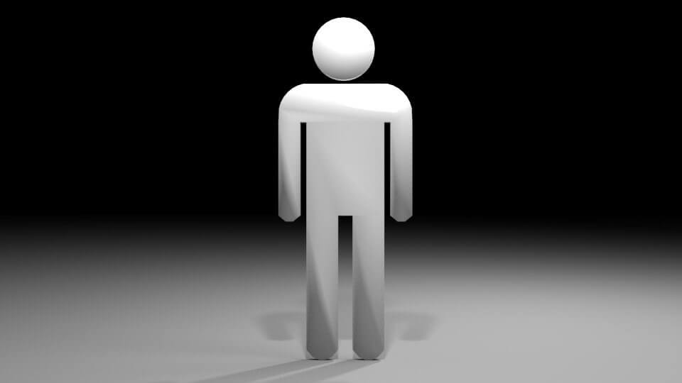 Men Sign - 3D Model by Xtreme Studio