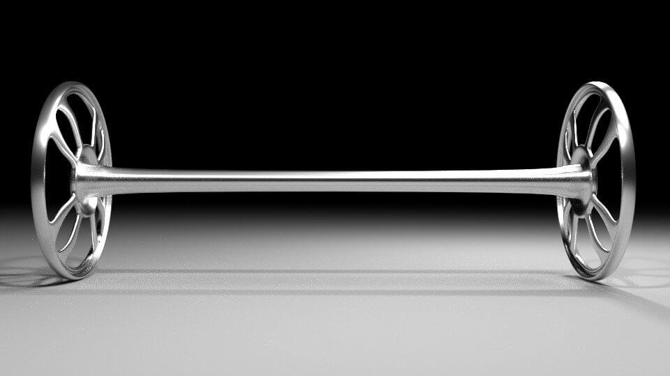 Metal Wheel 5 - 3D Model by Xtreme Studio