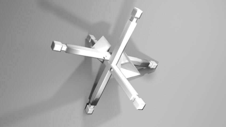 Military Barricade - Hedgehog Anti-Tank 3D Model by Xtreme Studio