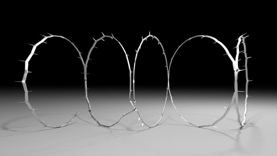 Military Barricade - Razor Wire 3D Model by Xtreme Studio