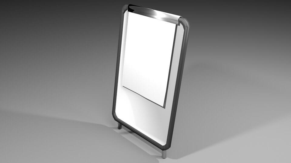 Notice Board 1 - 3D Model by Xtreme Studio