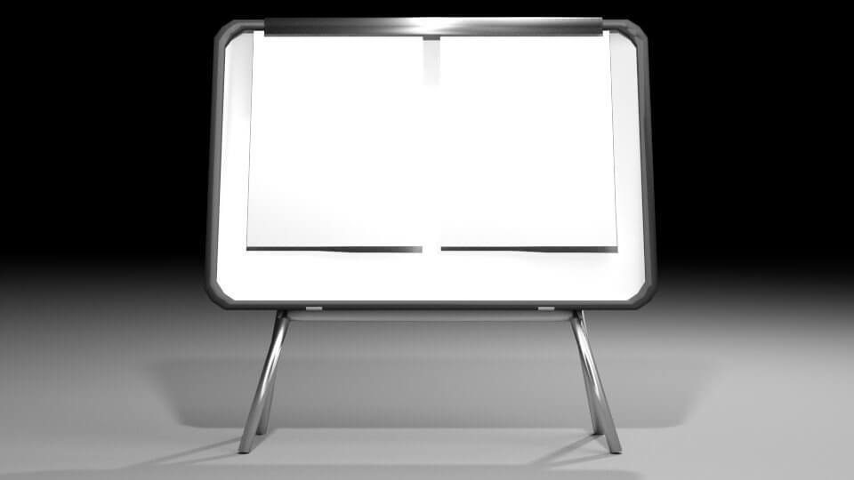 Notice Board 4 - 3D Model by Xtreme Studio