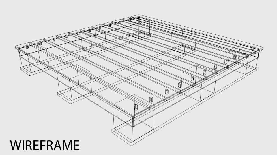 Pallet - CP3 Block 3D Model by Xtreme Studio