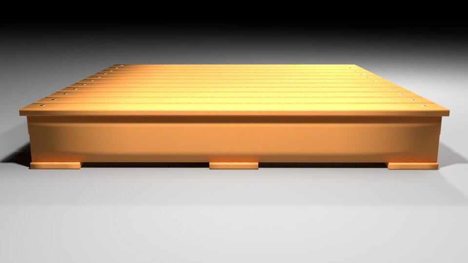 Pallet - Two Way Block 3D Model by Xtreme Studio