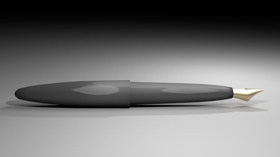 Fountain Pen - 3D Model by Xtreme Studio