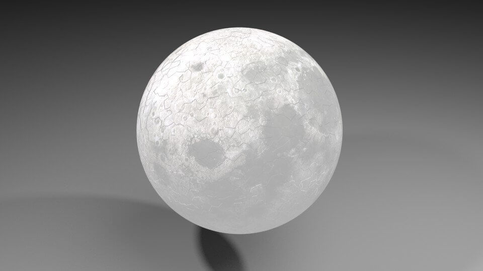 The Moon - 3D Model by Xtreme Studio