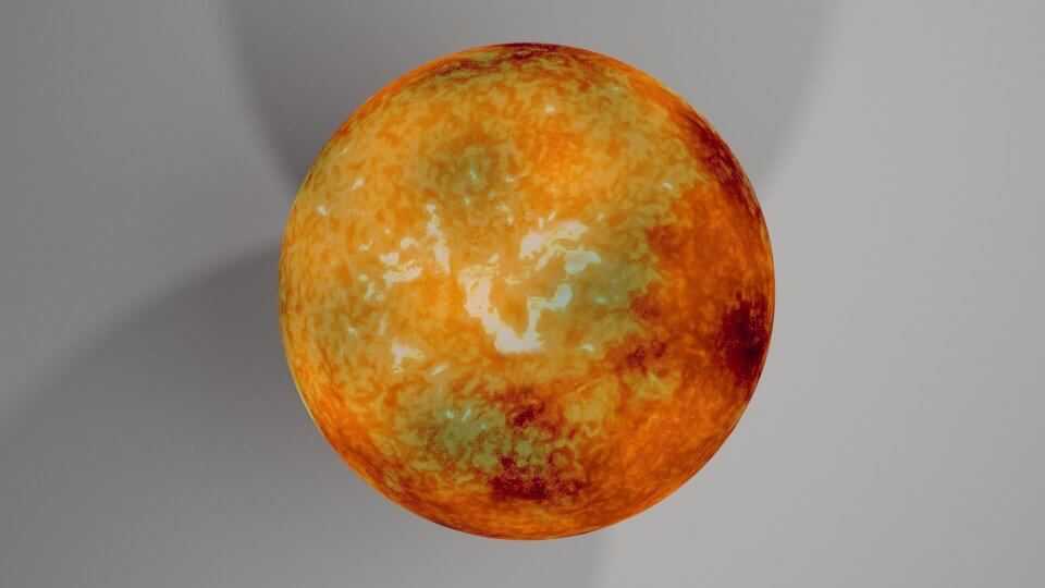 The Sun - 3D Model by Xtreme Studio