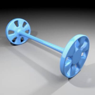 Plastic Wheel 1 - 3D Model by Xtreme Studio