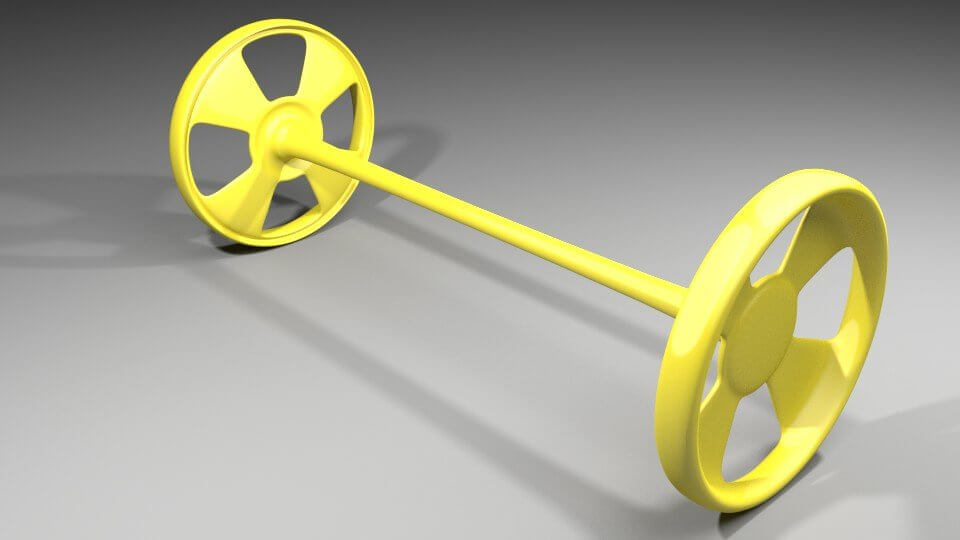 Plastic Wheel 3 - 3D Model by Xtreme Studio