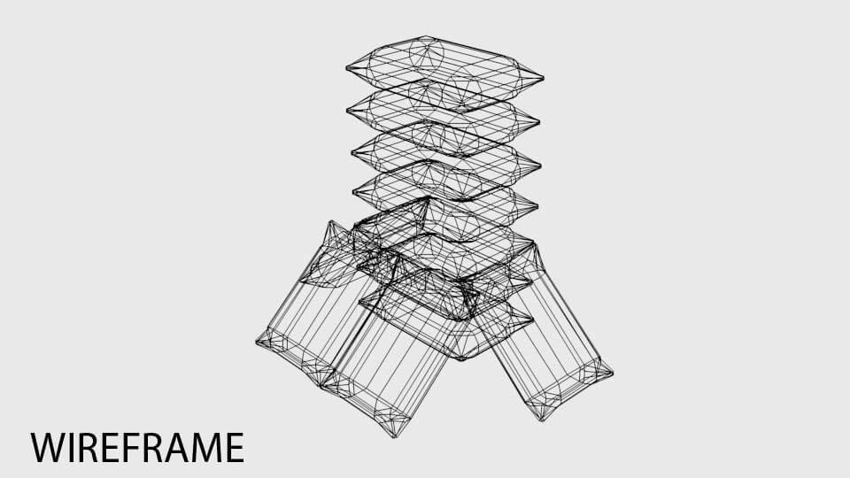 Sandbag Bunker - Towering Hesco 3D Model by Xtreme Studio
