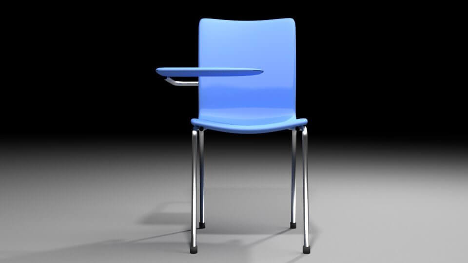 School Chair 2 - 3D Model by Xtreme Studio