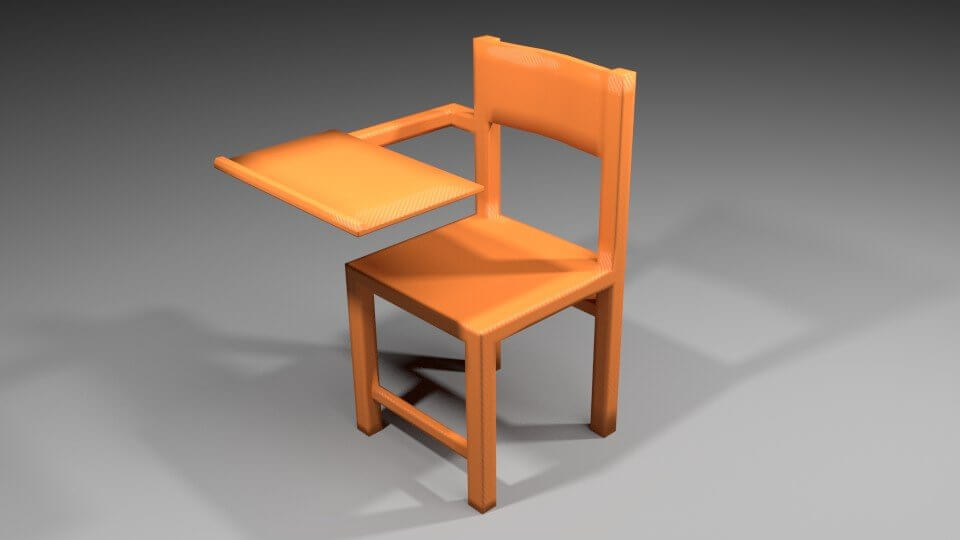 School Chair 5 - 3D Model by Xtreme Studio