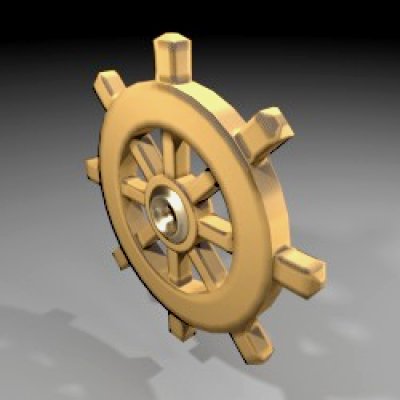 Ship Wheel 7 - 3D Model by Xtreme Studio