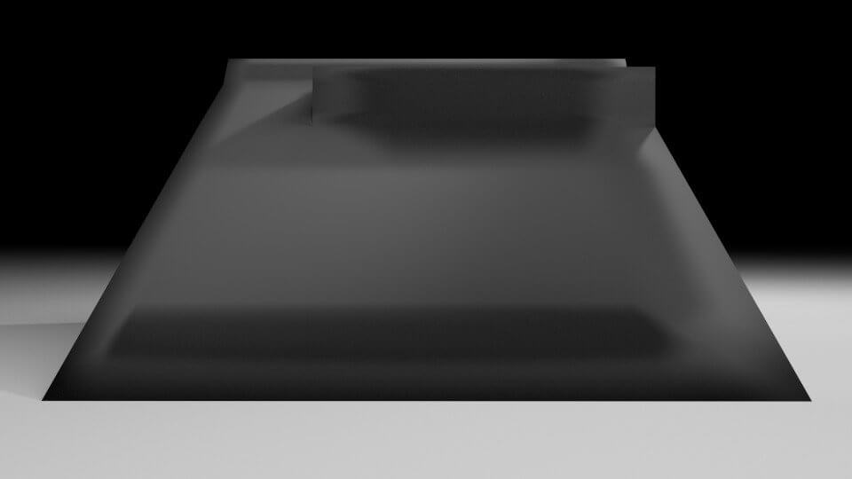 Skateboard Track - Step-down 3D Model by Xtreme Studio