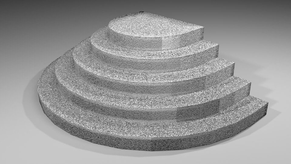 Stair Rounded - 3D Model by Xtreme Studio