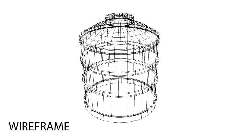 Steel Water Tank 3 - 3D Model by Xtreme Studio