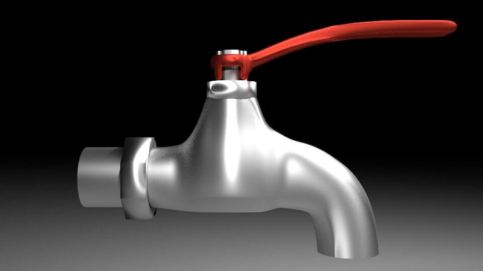 Tap Water 4 - 3D Model by Xtreme Studio