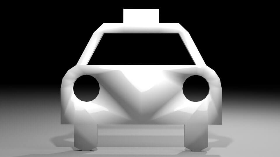 Taxi Sign - 3D Model by Xtreme Studio